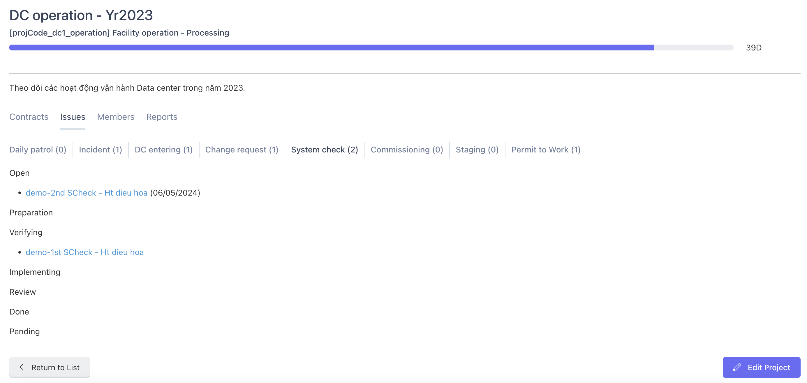 FOS - Facility Operation System